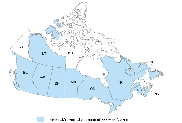 NSF 61 Certification for Potable Water Geomembranes | Seaman